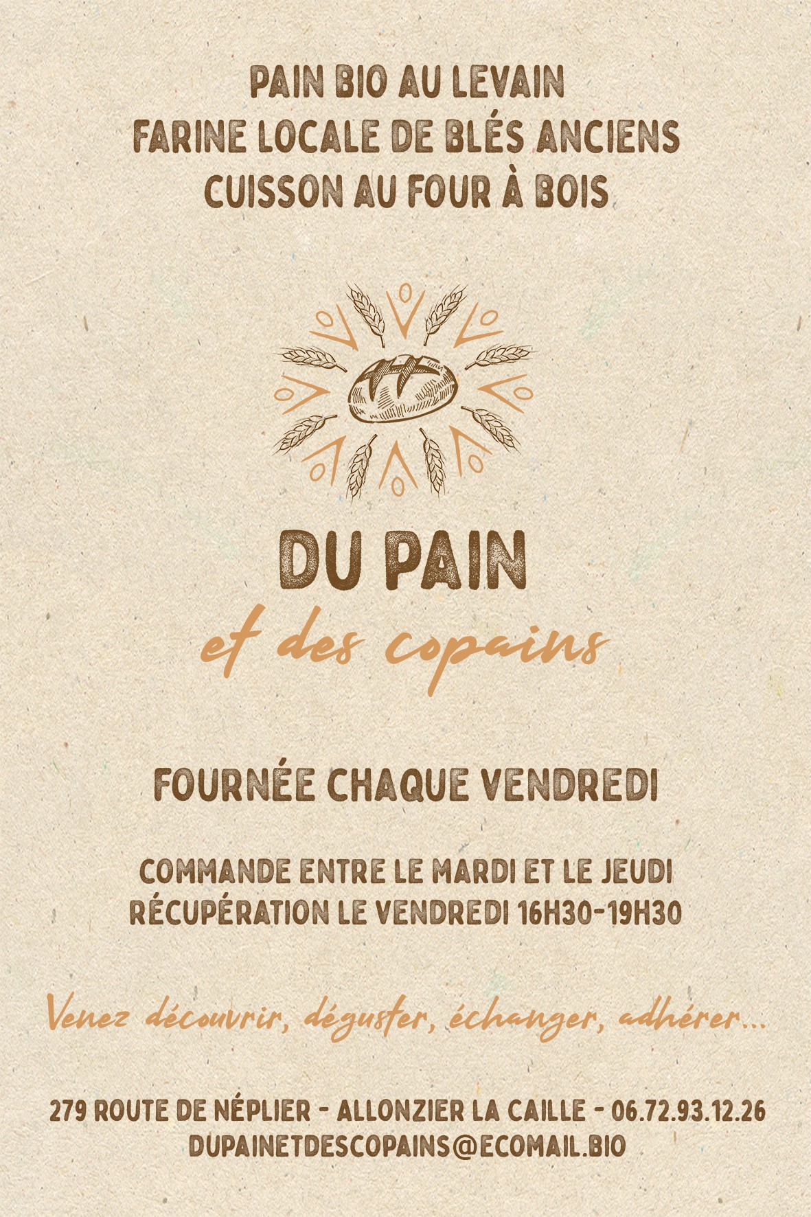 Du pain et des copains - Allonzier la Caille