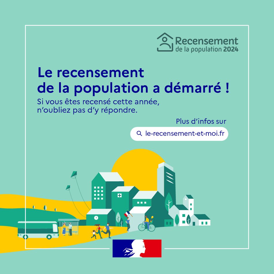 Recensement de la population 2024 à partir du 18 janvier 2024 - Thouars ...