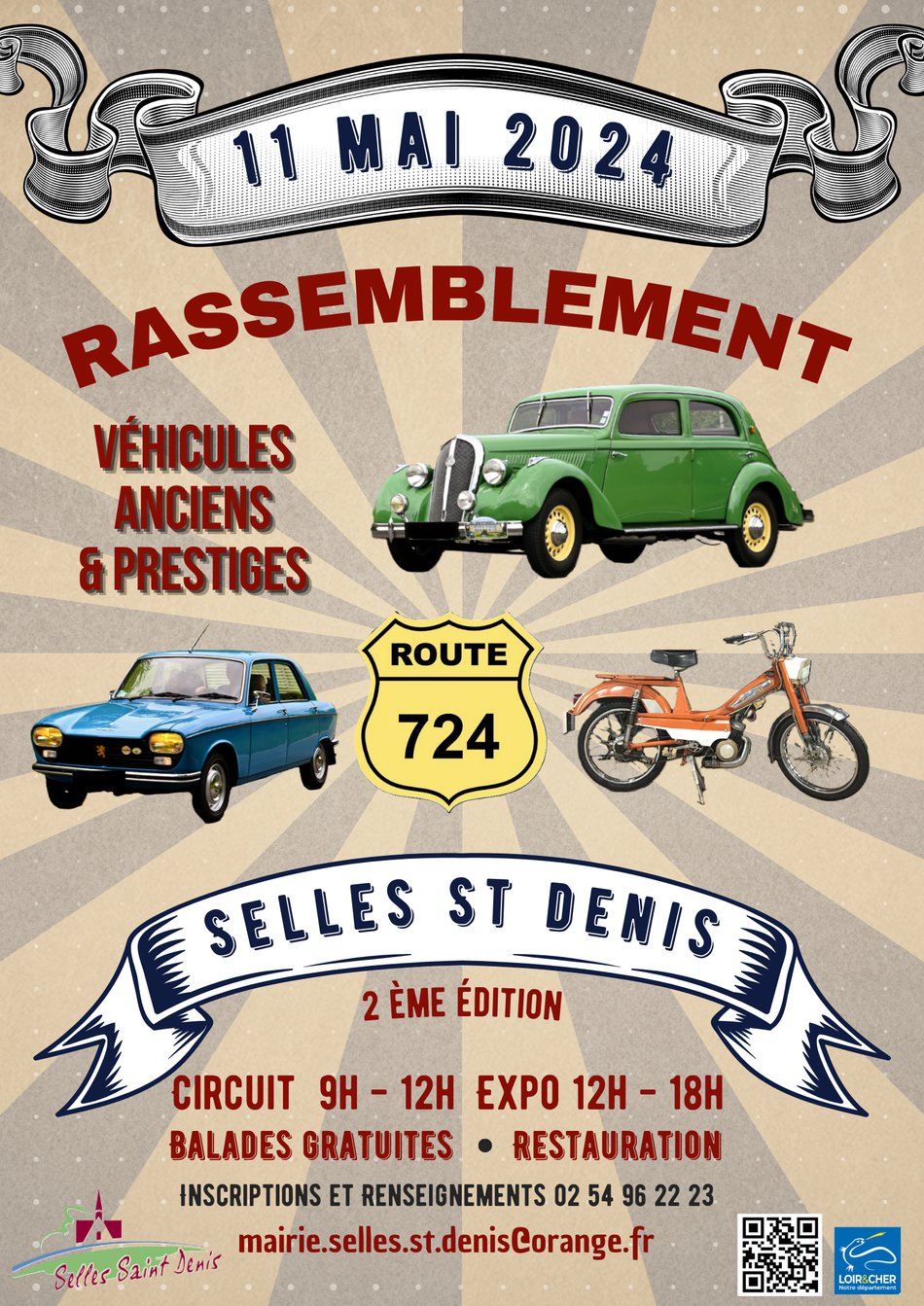 Rassemblement de véhicules anciens et prestiges - Selles-Saint-Denis