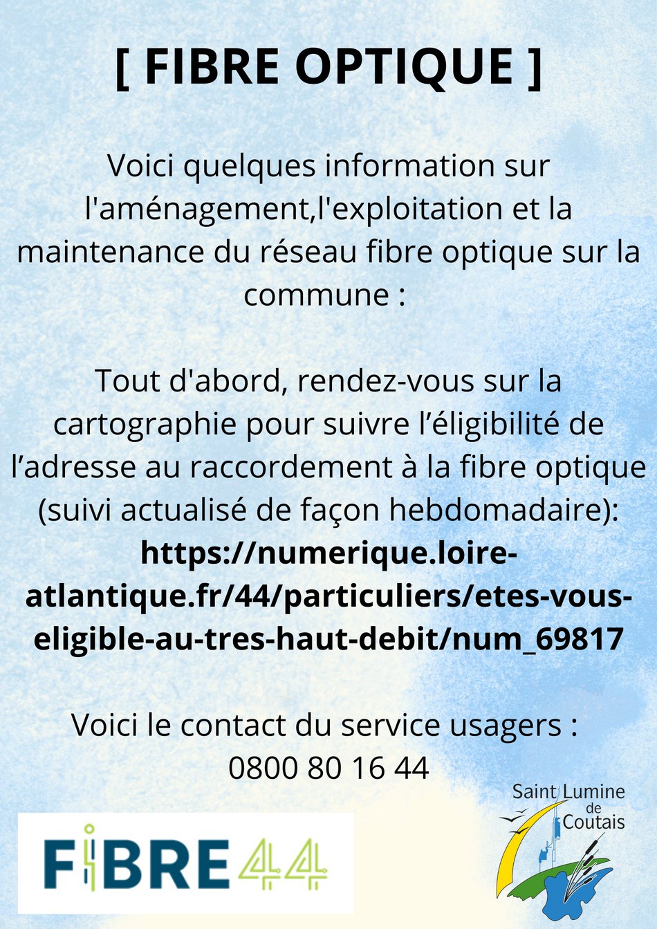 Fibre Optique - Saint-Lumine-de-Coutais