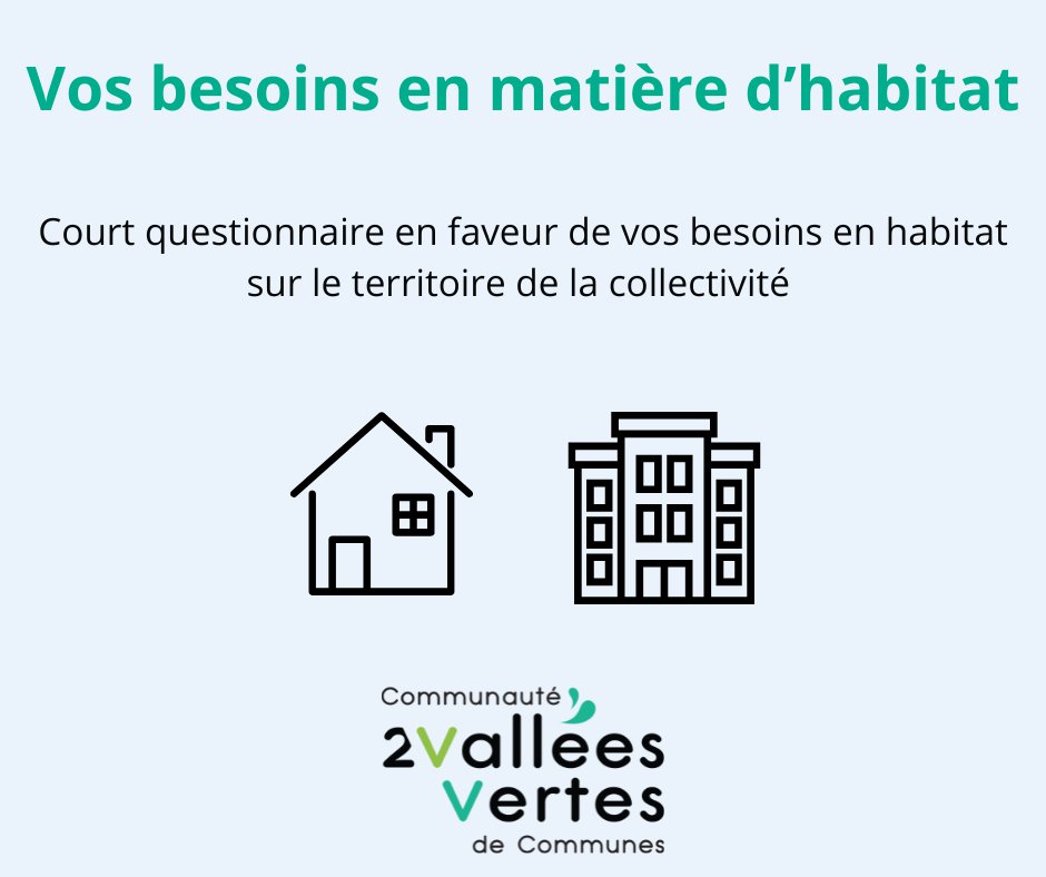 Questionnaire : vos besoins en habitat