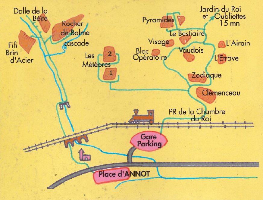 site d'escalade sportive - Annot