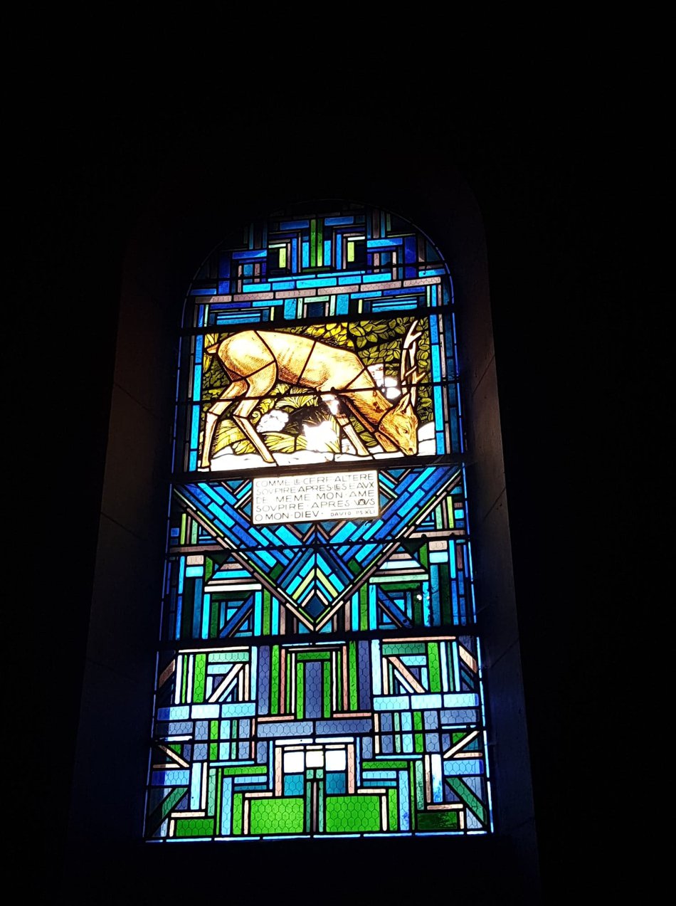 Les vitraux Art Déco, technique utilisée par Pierre Turpin, maitre verrier.