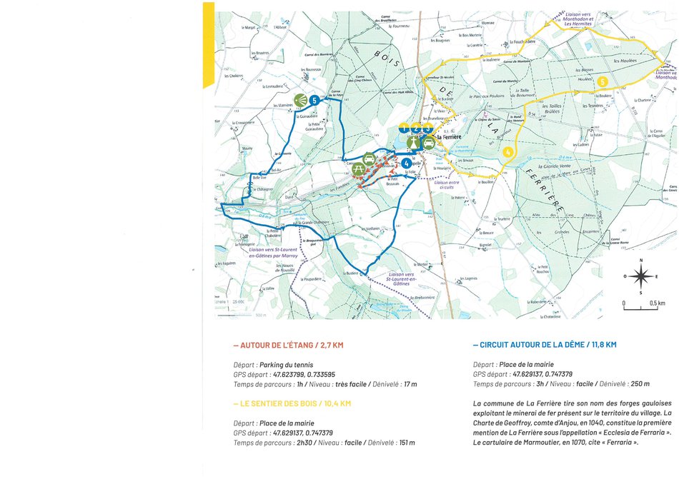 Sentiers de randonnée