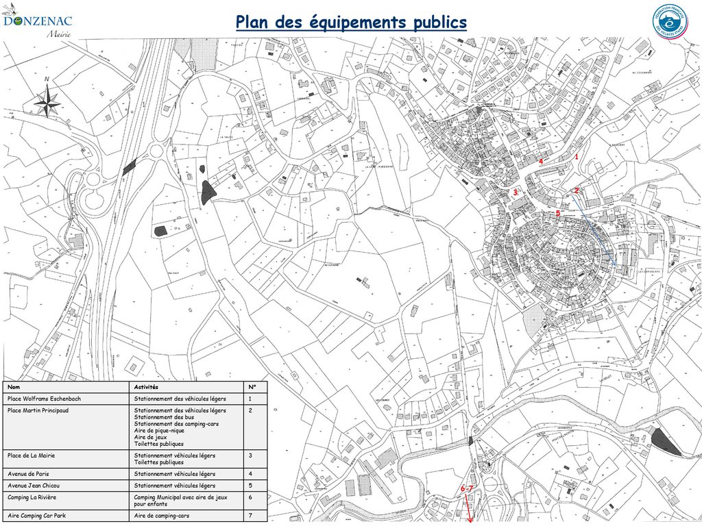 Plan des équipements publics