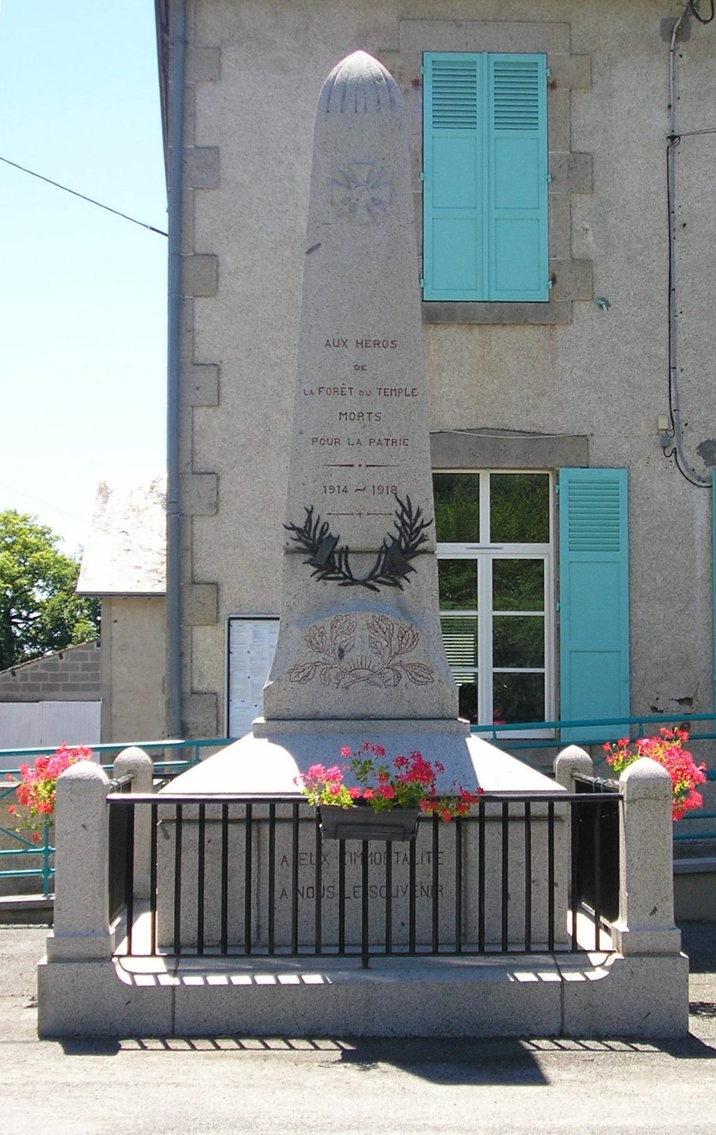 Monument aux morts - La Forêt-du-Temple