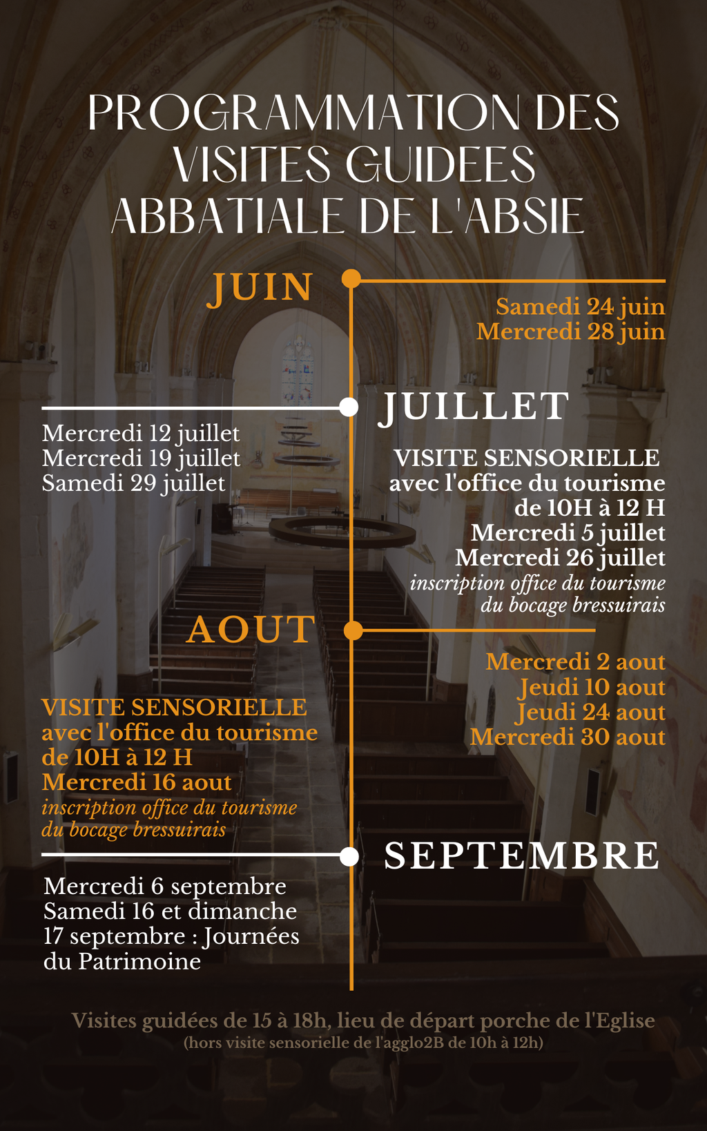 INSTANT SUSPENDU DE L'ABBATIALE NOTRE DAME DE L'ABSIE - L'Absie